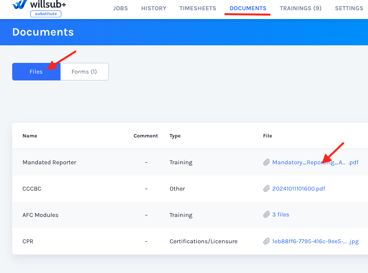 HOW TO: access saved 'Documents' – Enriched Schools