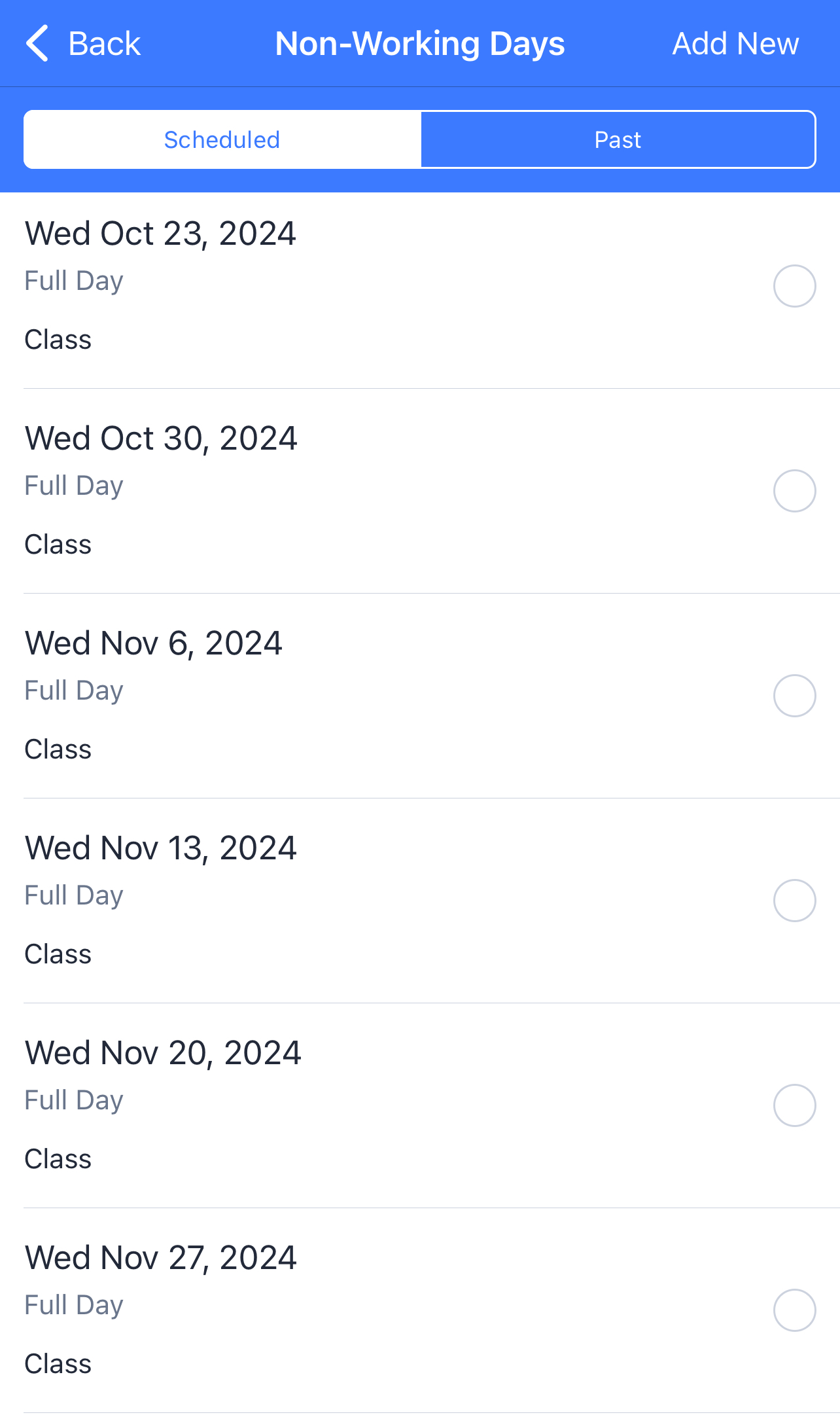HOW TO: set 'Non Working' Days in WillSub+ – Enriched Schools