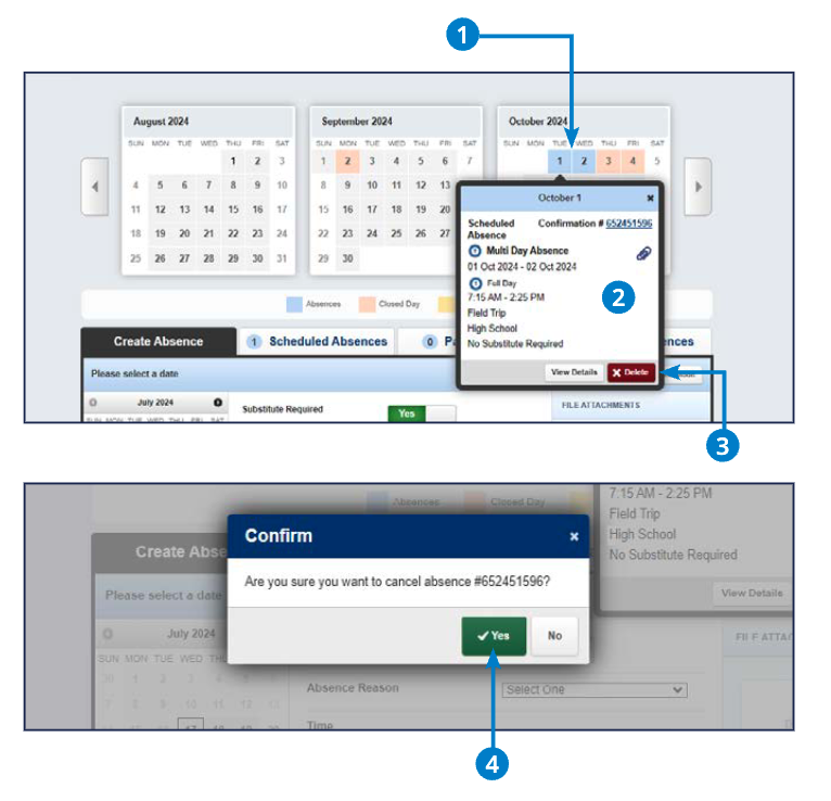 HOW TO: Cancel a Job in Frontline/Absence Management – Enriched Schools