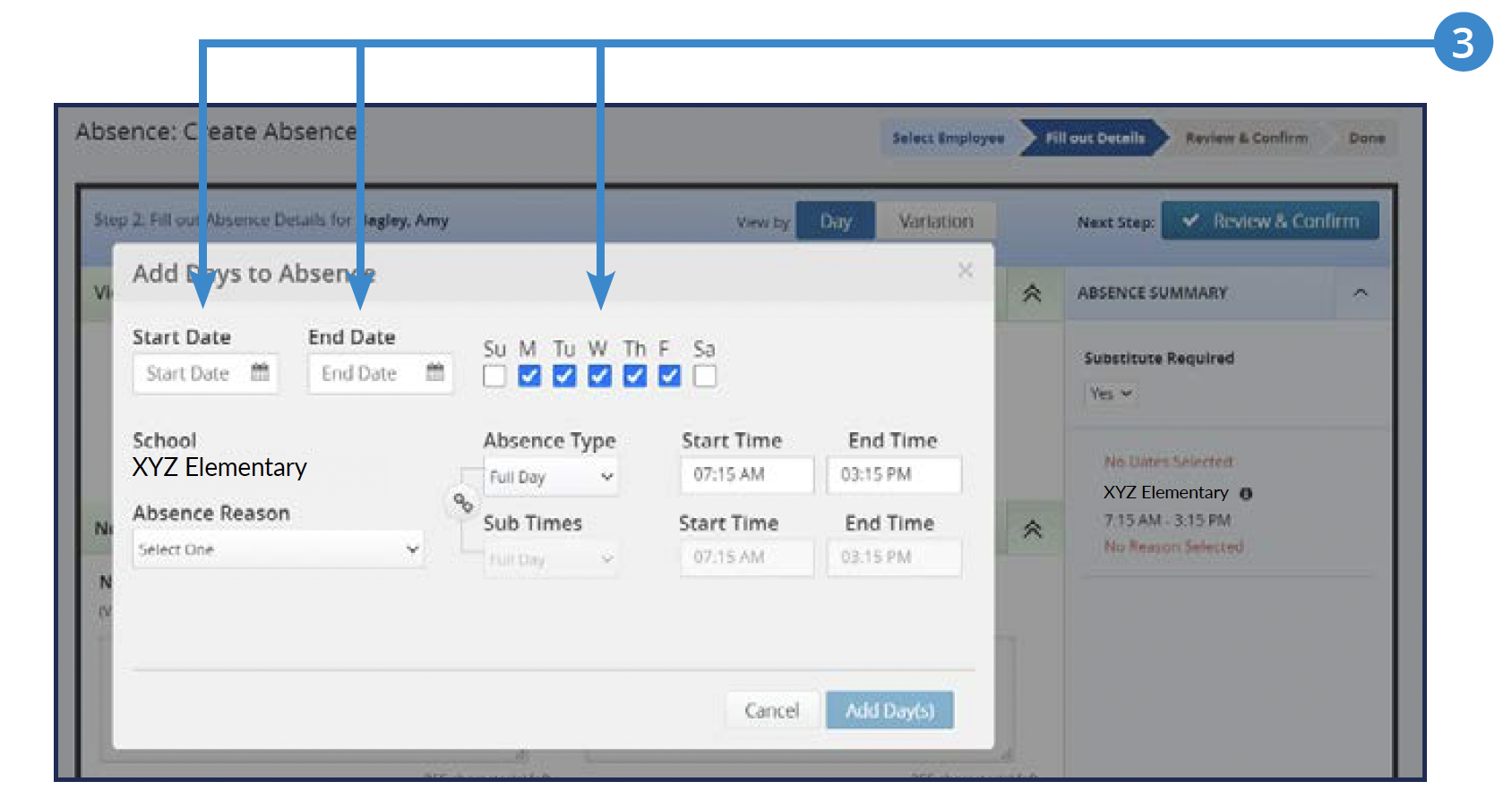 GUIDE FOR ADMINS: How to enter a TEACHER ABSENCE into Frontline ...